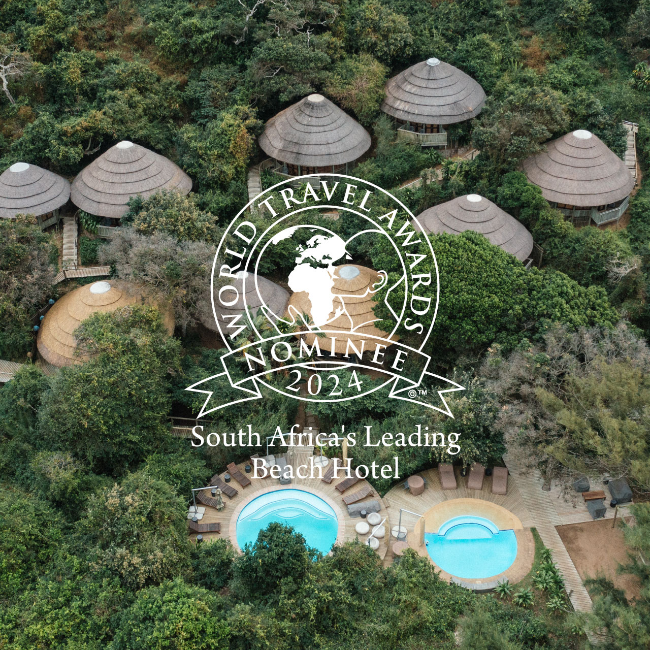 Thonga Beach Lodge Nominated as SA's Leading Beach Hotel